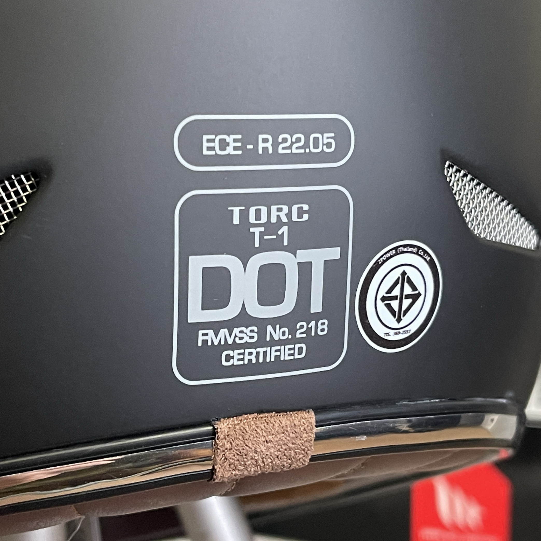 TORC T-1 RETRO FULL FACE MATTE BLACK แว่นชั้นเดียว นวมถอดซักได้ มีช่อง ...