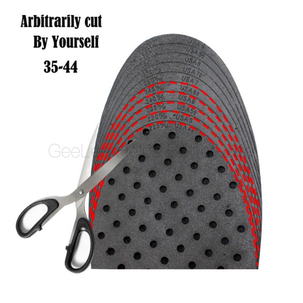 3-9cm Height Increase Insole Cushion Adjustable Cut Shoe Heel Insert ...