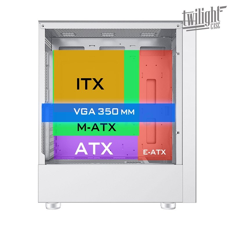 Shock price!! E-ATX Case (NP) ITSONAS Twilight ARGB TG (White) ,case ...
