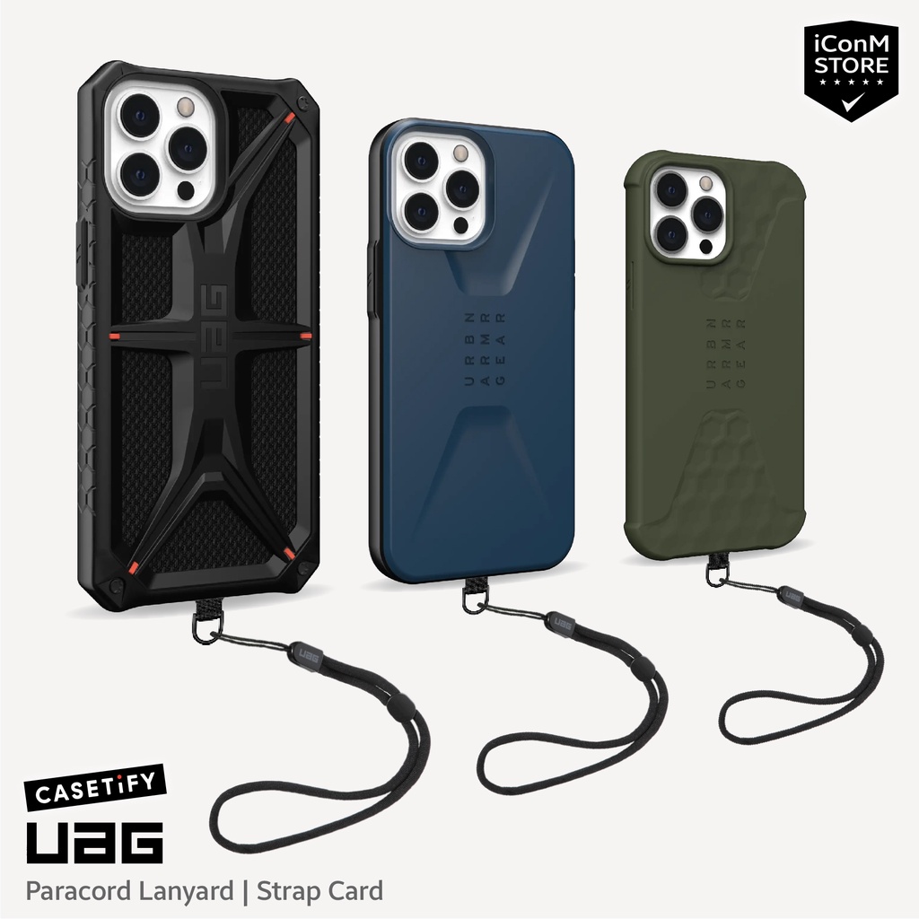 ใหม่ พร้อมส่ง สายคล้องมือถือ UAG Paracord Lanyard การ์ดคล้องสาย CASETiFY Strap Card ส่งฟรี มีของ ...
