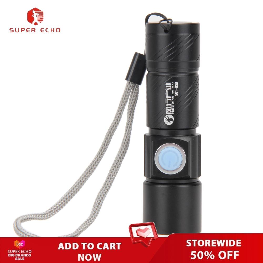 Super Echo 800LM CREE LED zoomable กันน้ำ USB - Super Echo - ThaiPick