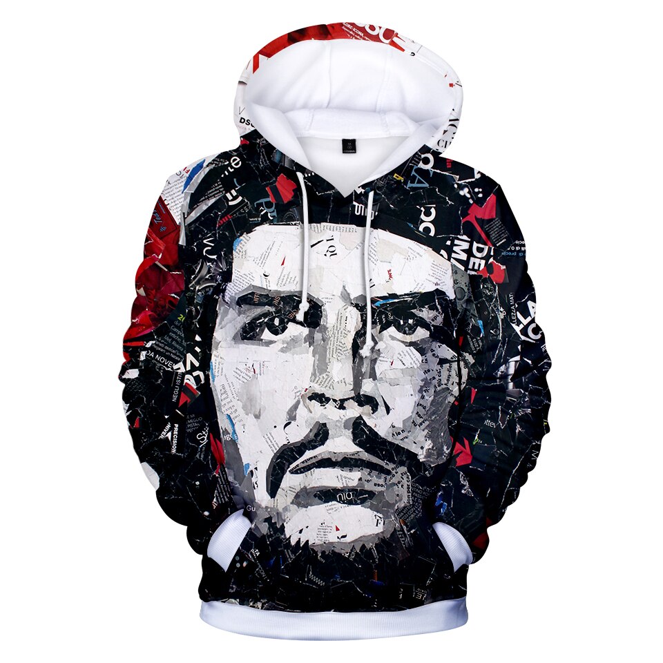 Cool Che Guevara Hero 3D Hoodies Sweatshirt Men Autumn Winter Hoodie ...