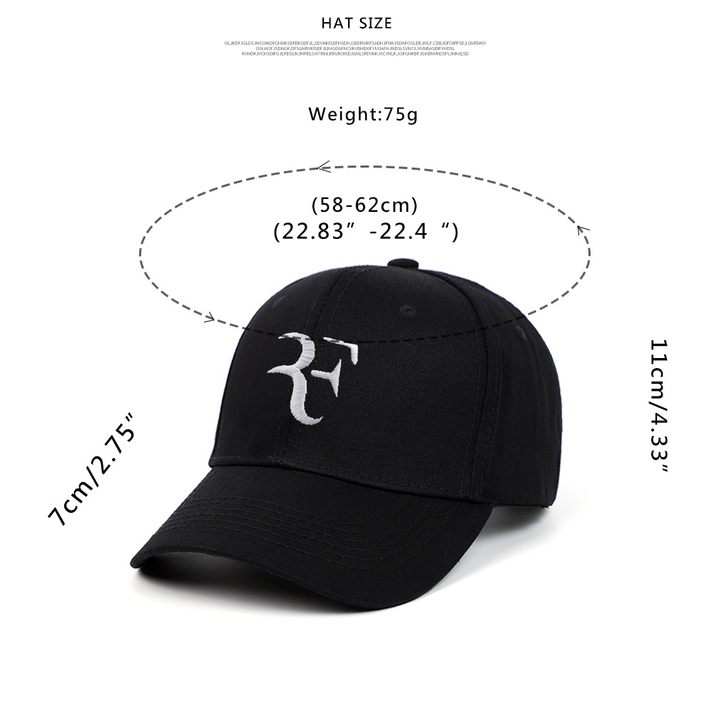 New Tennis Star Roger Federer Cap 3d Embroidery Dad Baseball Caps ...