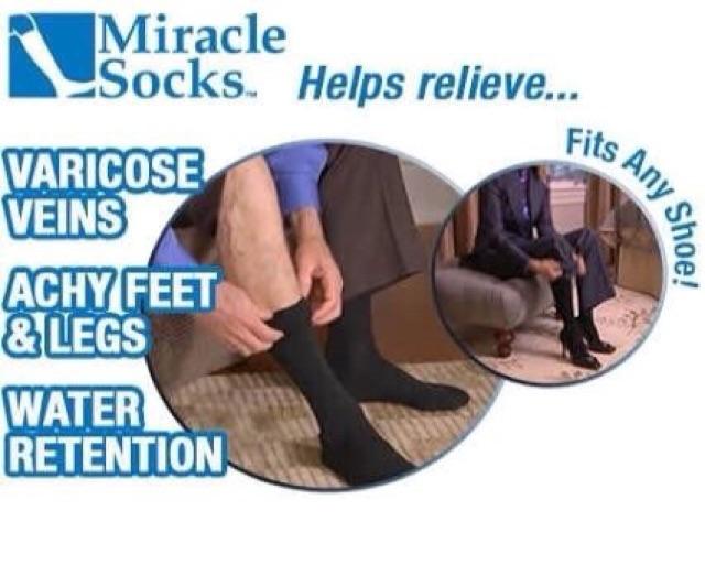 Miracle Socks ถุงเท้าเพื่อสุขภาพ ถุงเท้ายาว ถุงเท้ายาวสีดำ ถุงเท้ายาวกีฬา ถุงเท้ายาวชาย ถุงเท้า ...