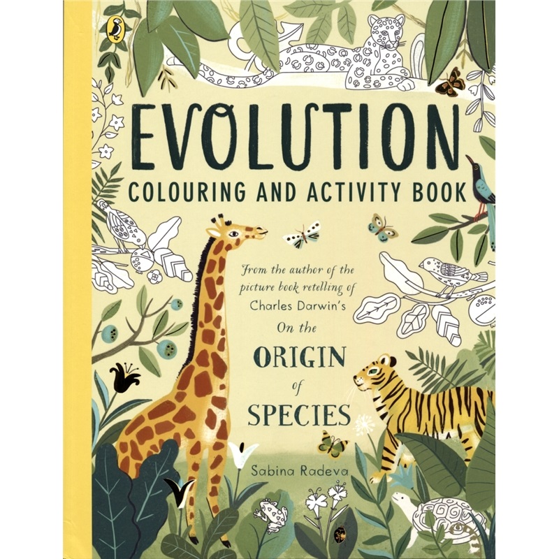 Evolution coloring and activity book Origin of species children's ...