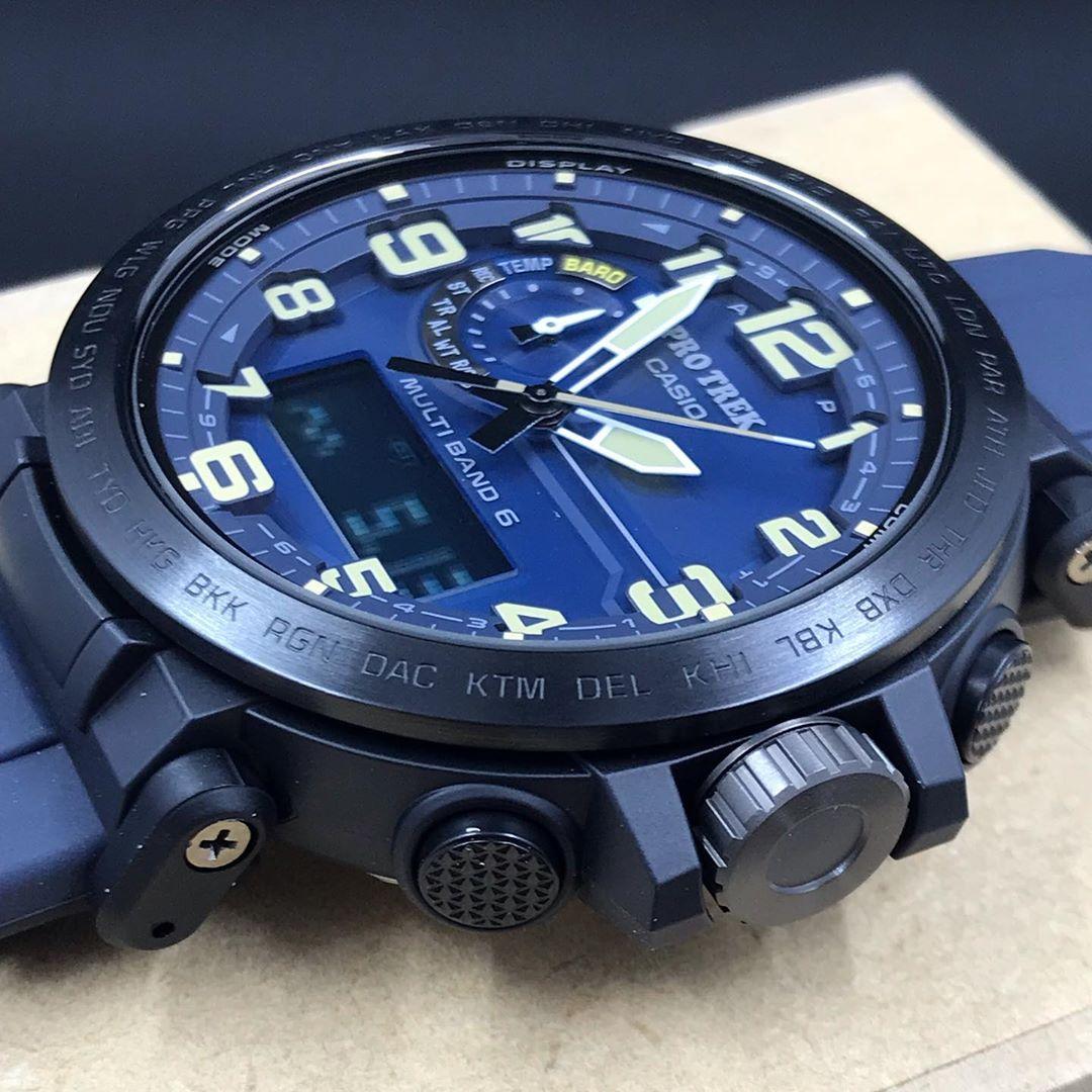 Casio PRO TREK นาฬิกาข้อมือผู้ชาย สายเรซิ่น รุ่น PRW-6600Y-1JF ประกัน 1 ปีเต็ม สินค้าพร้อมกล่อง ...