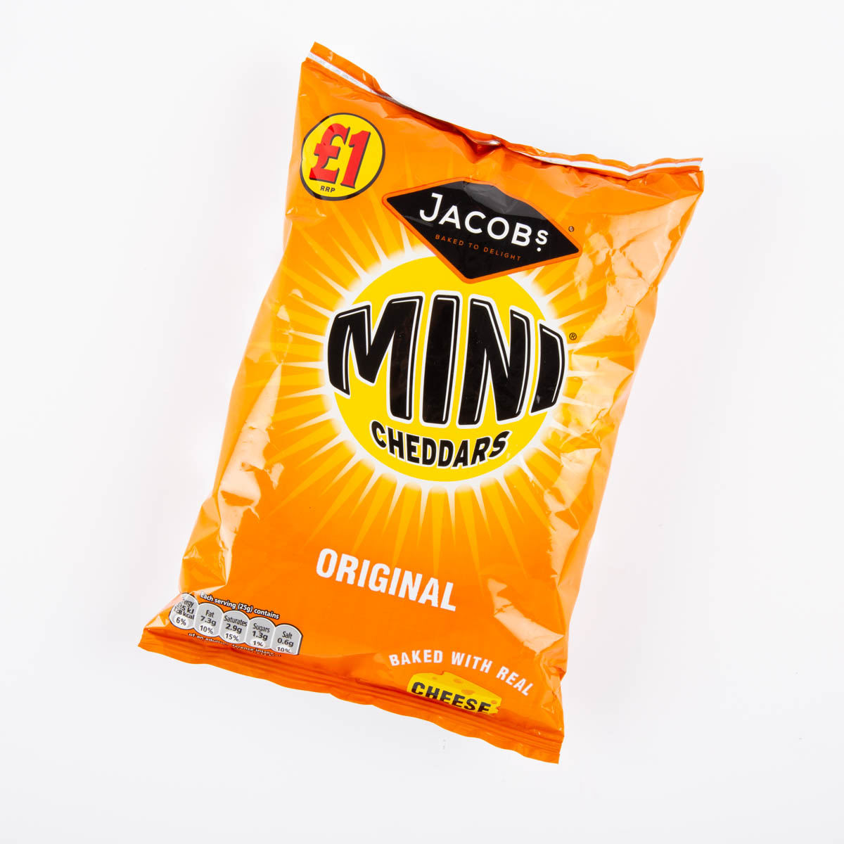 Jacob's Mini Cheddars Original 105g เจคอบ มินิ เชดด้า ออริจินัล 105กรัม ...