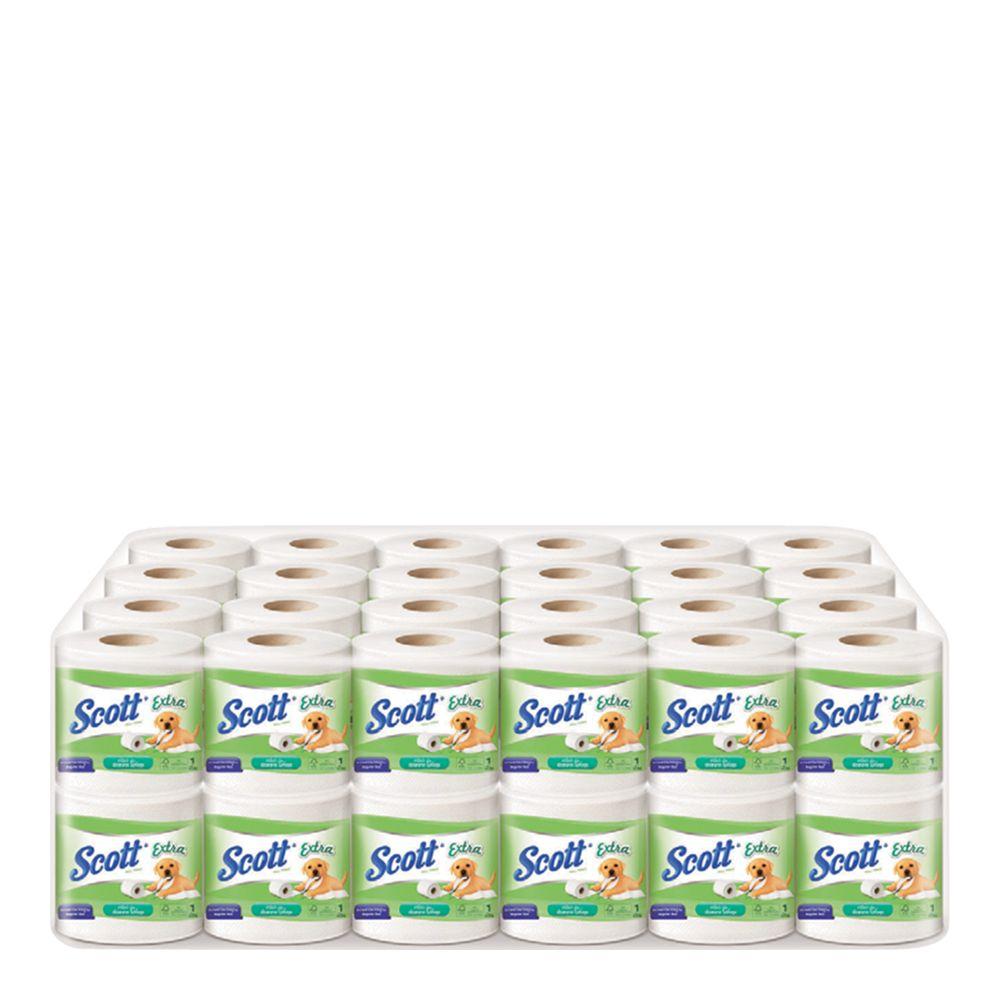 สก๊อตต์ เอ็กซ์ตร้า กระดาษชำระ ความยาวมาตรฐาน (48 ม้วน)Scott Extra ...