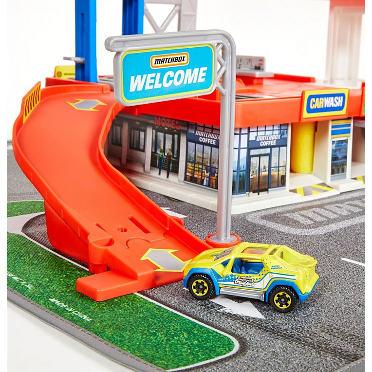 Matchbox Super Service Center แม็ตช์บ๊อกซ์ ชุดของเล่นจำลองสถานีบริการ ...