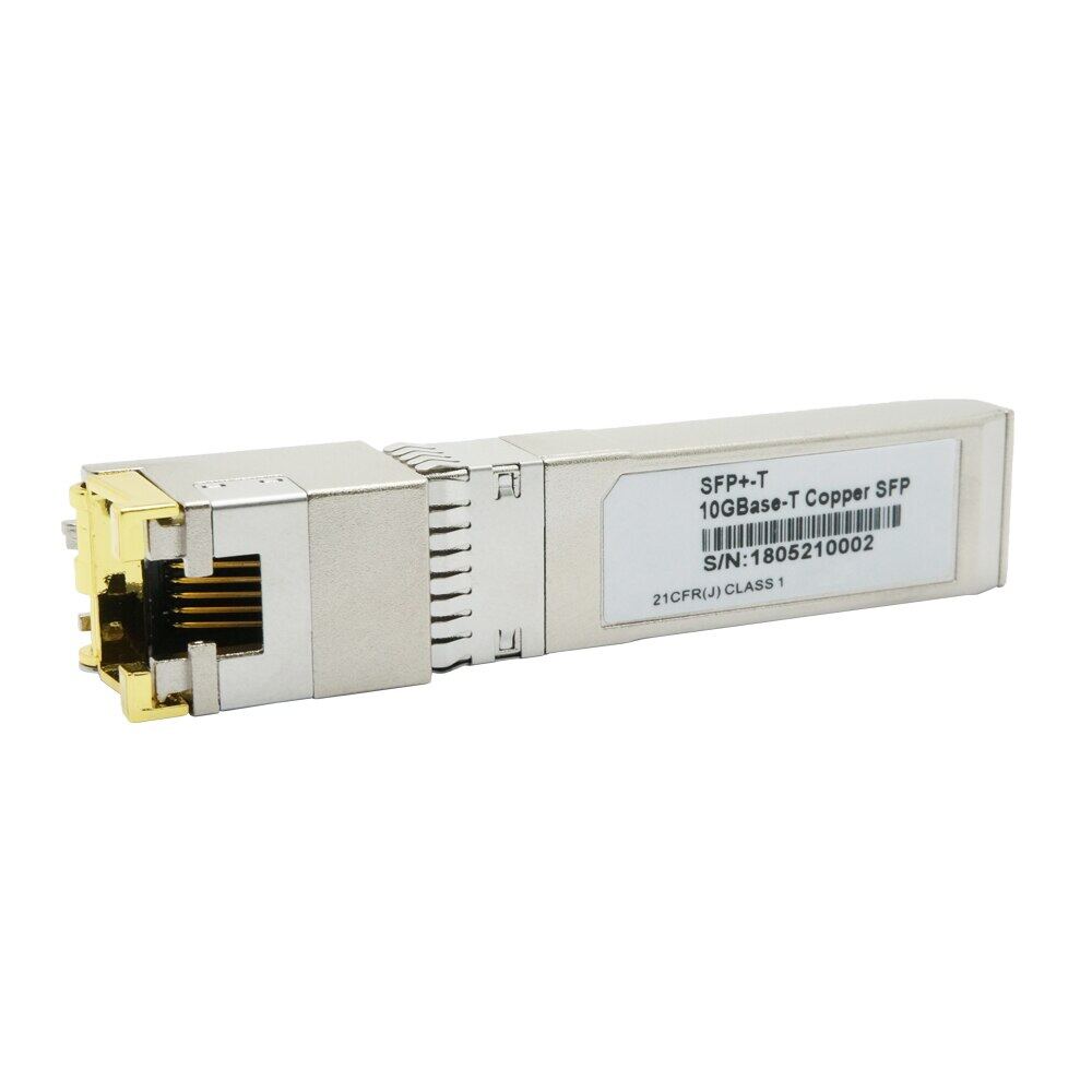 10G SFP + RJ45โมดูลทองแดง10Gb SFP RJ45 SFP Module Transceivers SFP +-T ...