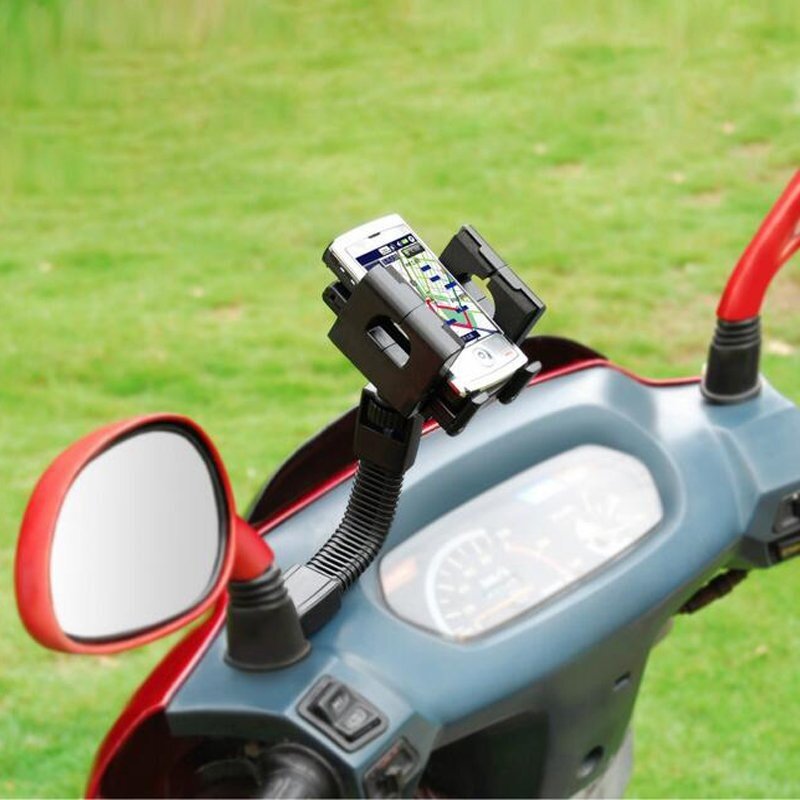 ที่วางโทรศัพท์รถจักรยานยนต์ มอเตอร์เมาท์ วงเล็บอลูมิเนียมโลหะ ที่วาง ...