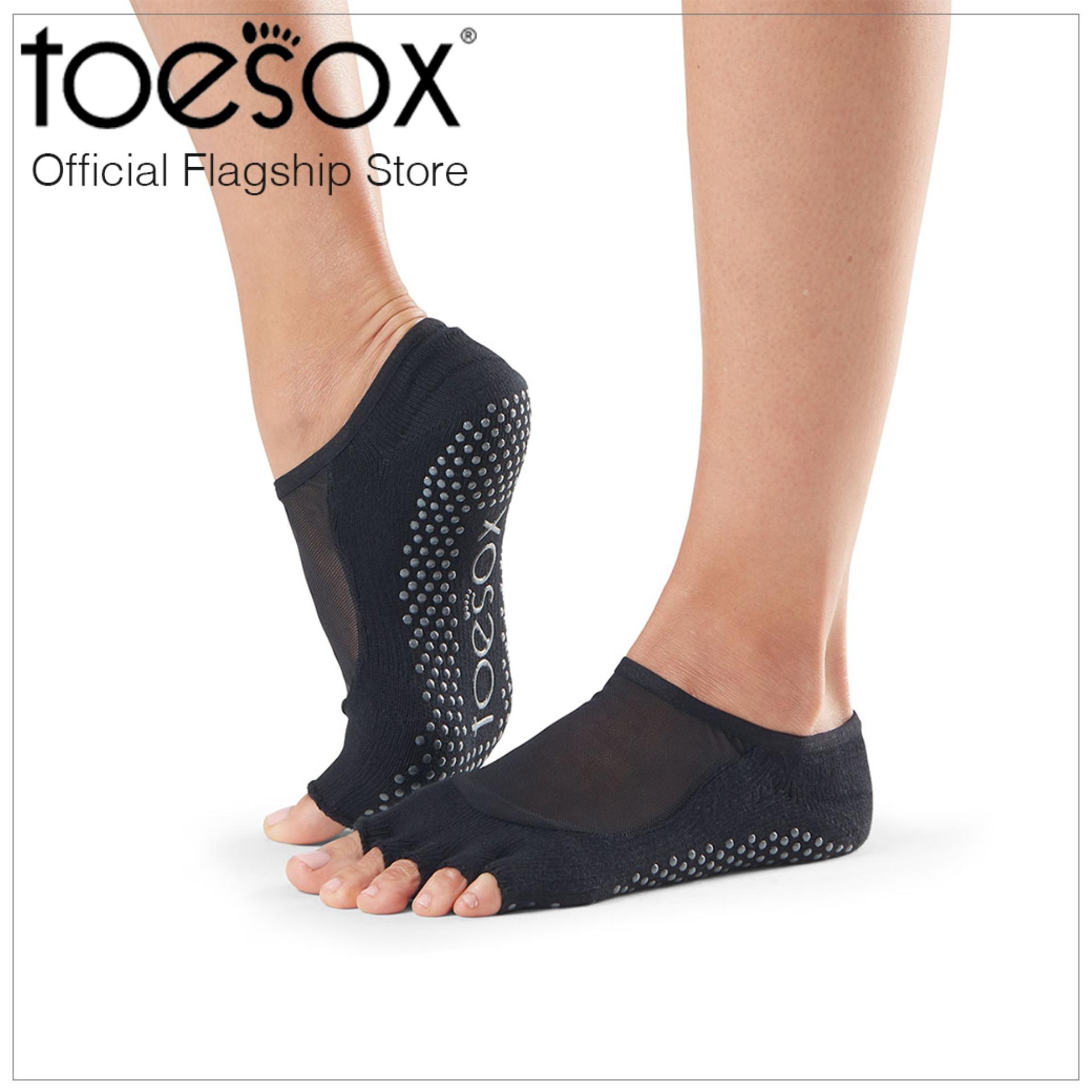ToeSox โทซอคส์ ถุงเท้ากันลื่นแยกนิ้วผ้าตาข่าย รุ่น Luna เปิดนิ้วเท้า ...