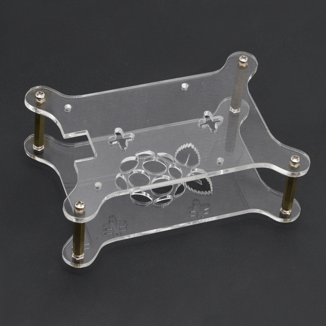 Hi Q Acrylic Transparent Case Box For Raspberry Pi 4 Enclosure(NO Raspberry Pi BOARD) - dfgvbfdv ...