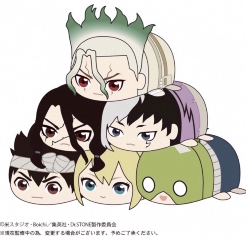 พร้อมส่ง Dr.stone ด็อกเตอร์สโตน ตุ๊กตาโมจิ ลิขสิทธิ์แท้จากญี่ปุ่น ...