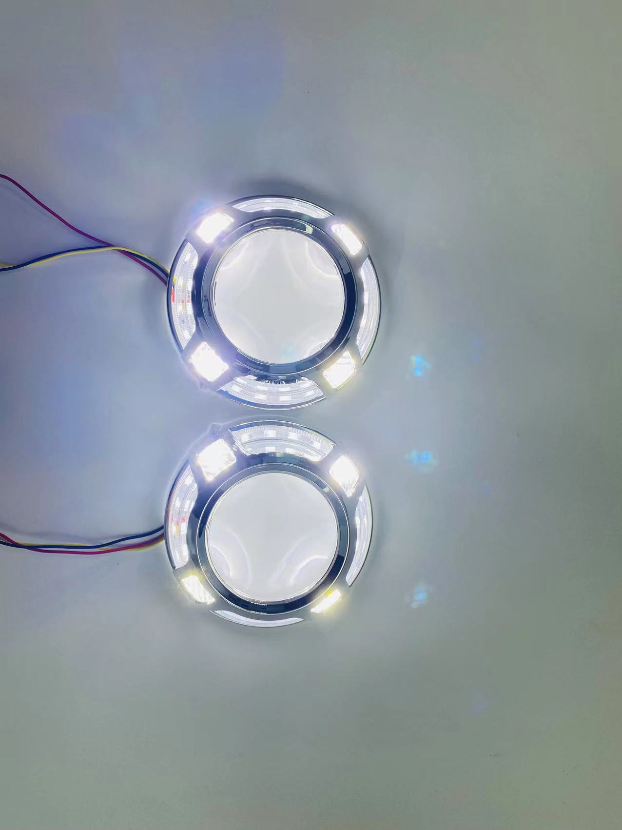 1คู่ 3นิ้วBi LED shroud-สไตล์Panamera | Lazada.co.th