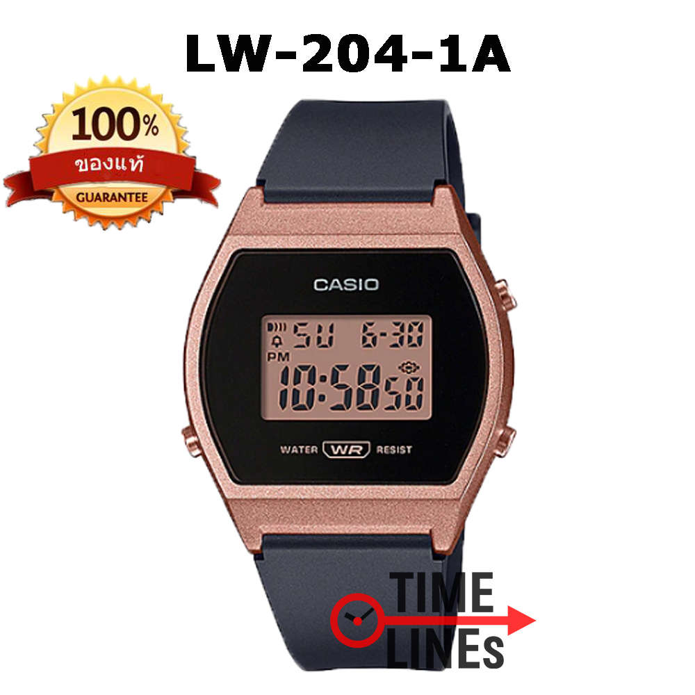 CASIO ของแท้ รุ่น LW-204 LWA-300H นาฬิกา สายเรซิ่น พร้อมกล่องและรับประกัน 1ปี LW204 LWA300 LW ...