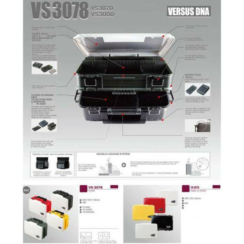 กล่องใส่เหยื่อปลอม MEIHO VERSUS VS-3078 - PEAKUBON FISHING - ThaiPick