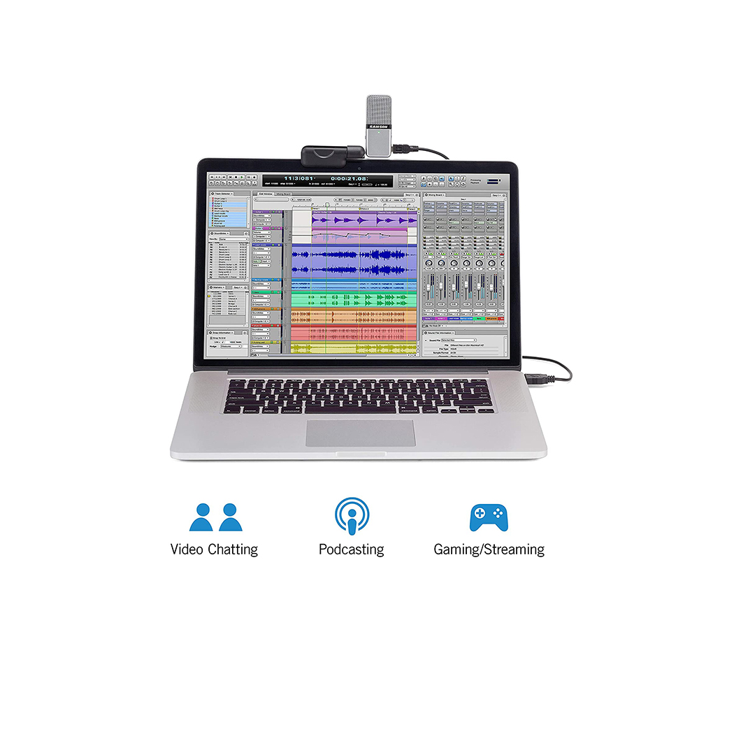 Samson GO mic ไมค์โครโฟน ไมค์อัดเสียง ไมค์ไลฟ์สด gaming USB Microphone live gaming streaming ...