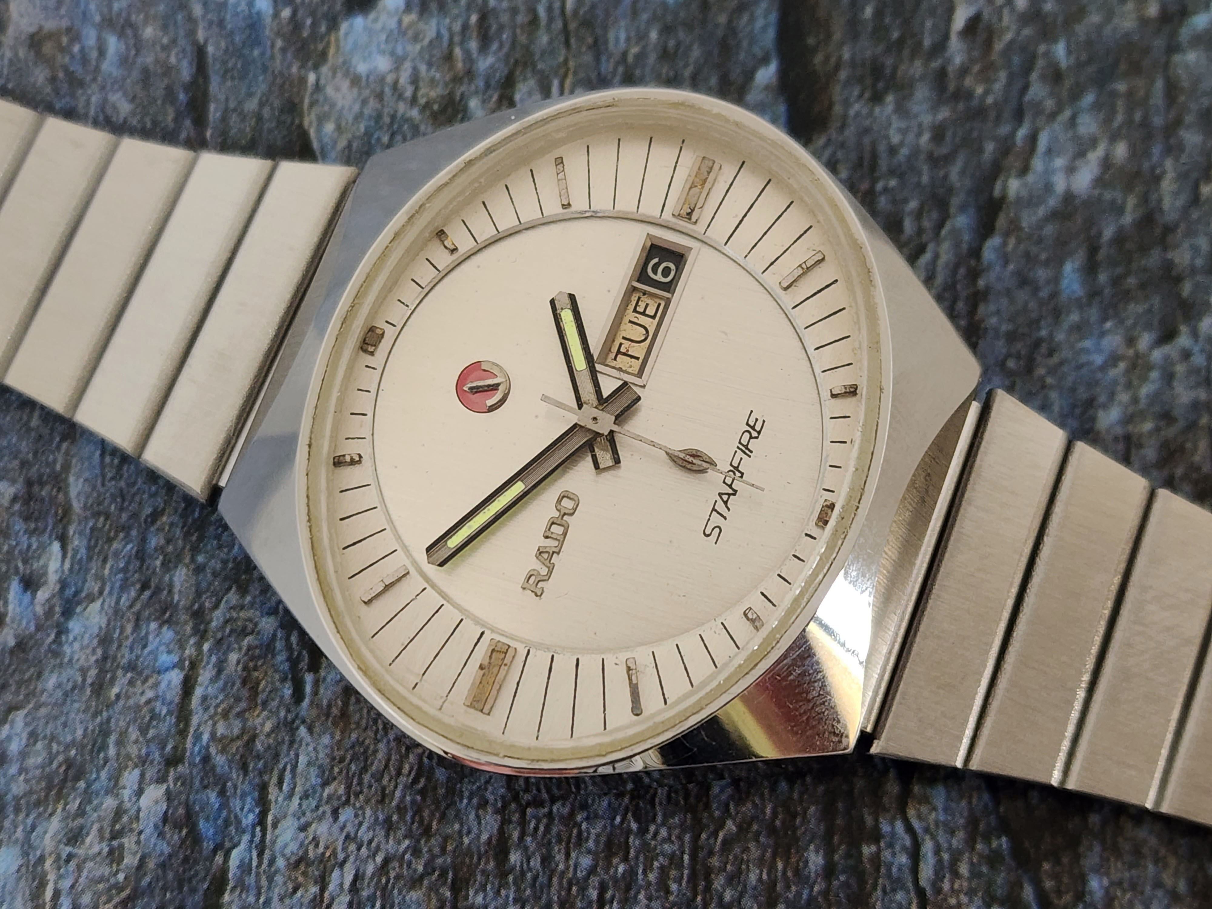 Rado starfire automatic สภาพสวย หน้าปัดสีเงิน | Lazada.co.th