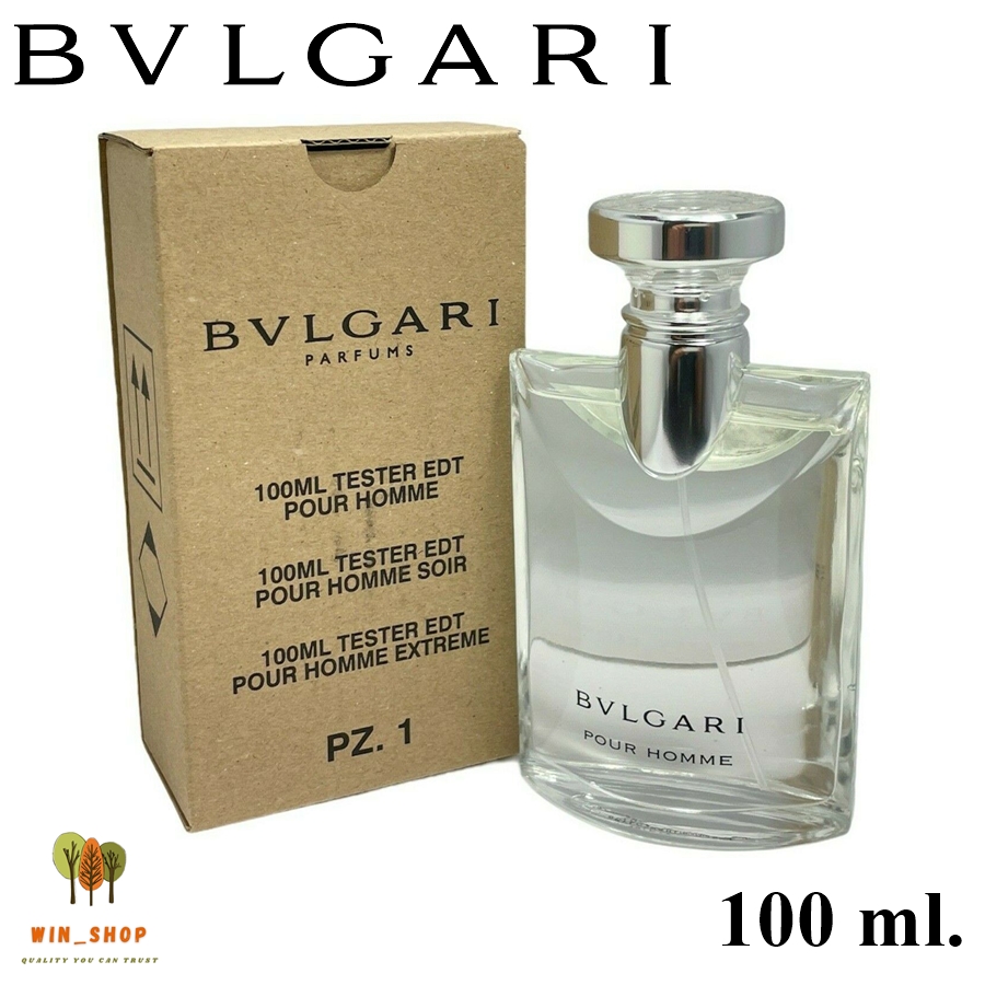 Bvlgari BVL Pour Homme Extreme EDT 100 ml. กล่องtester น้ำหอมแท้ - win ...