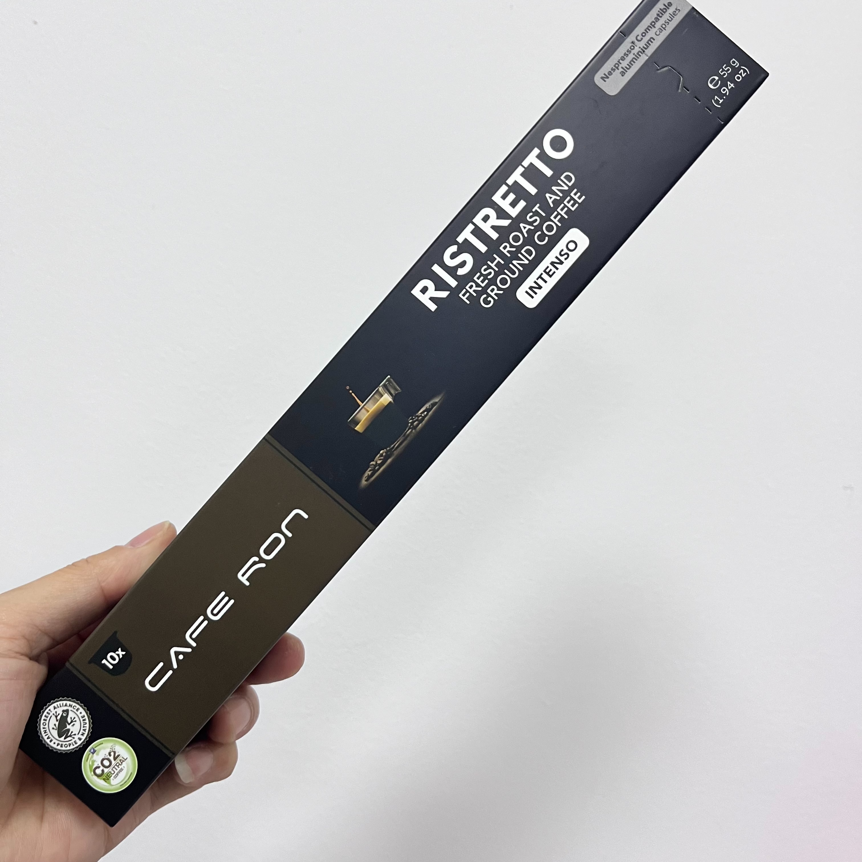 กาแฟแคปซูลฟอร์ติสิโม Fortisimo(cafe ron) สำหรับเครื่องชงเนสเพรสโซ่ มี3รสให้เลือก 1กล่อง10 แคปซูล ...