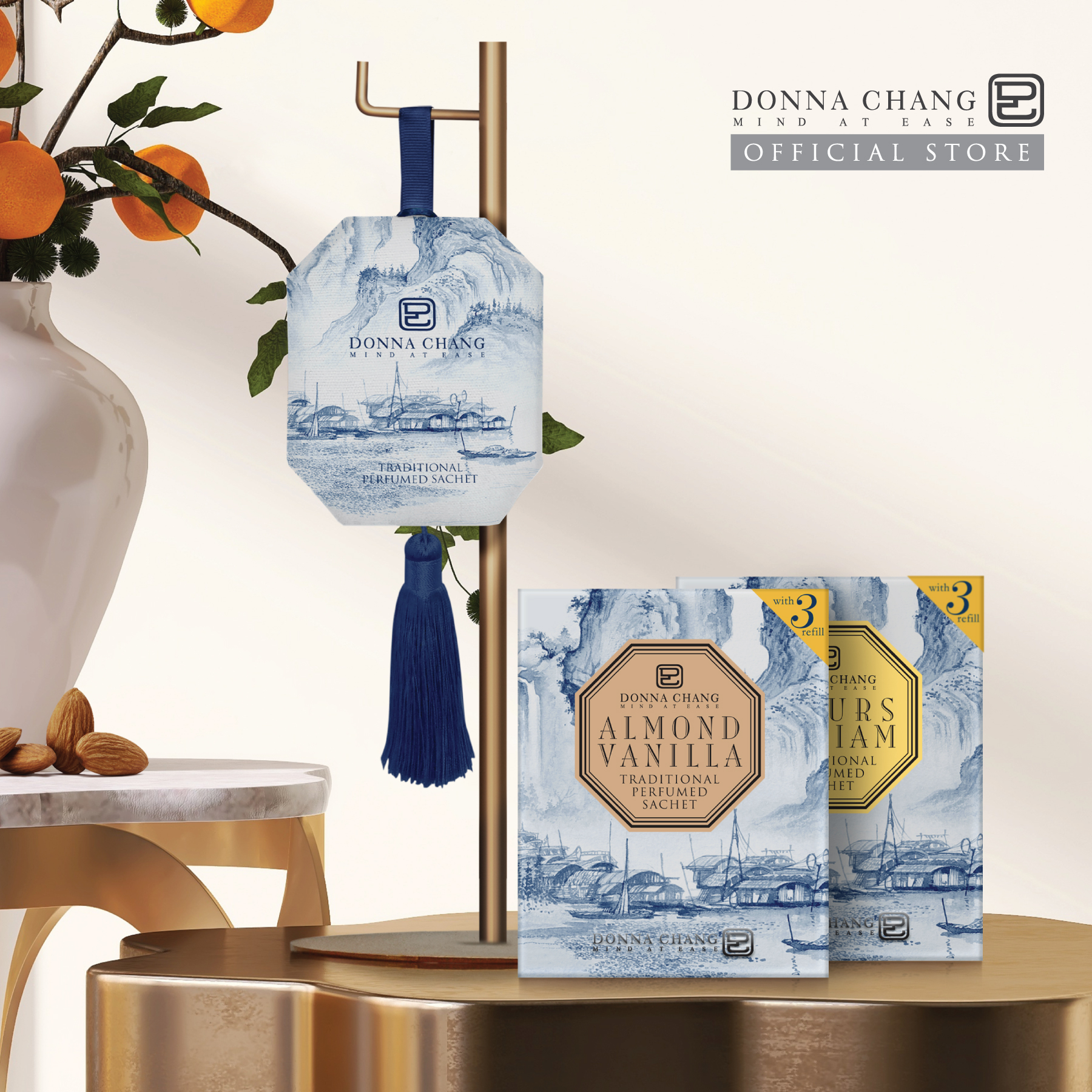 DONNA CHANG Comforting Vanilla Perfumed Sachet ดอนน่า แชง ถุงหอมปรับ ...