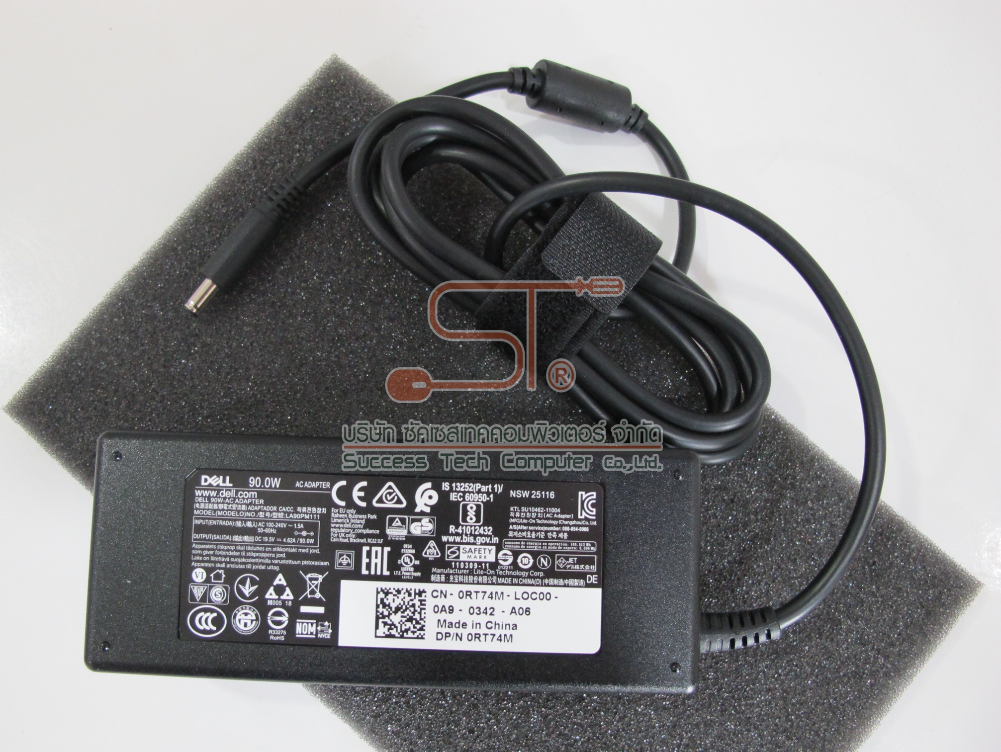 RT74M - Dell 90W AC Adapter (หัวเล็ก) สำหรับ Optiplex 5060 5070 Micro ...