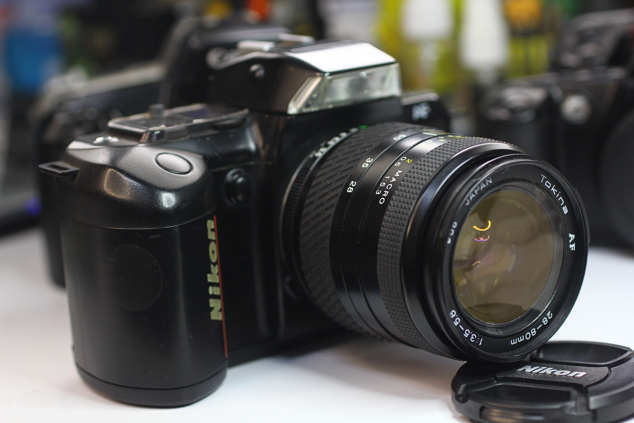 กล้องฟิล์ม Nikon F401 lens 28-80mm F3.5-5.6 ออโต้โฟกัส สภาพสวย ใช้งาน ...