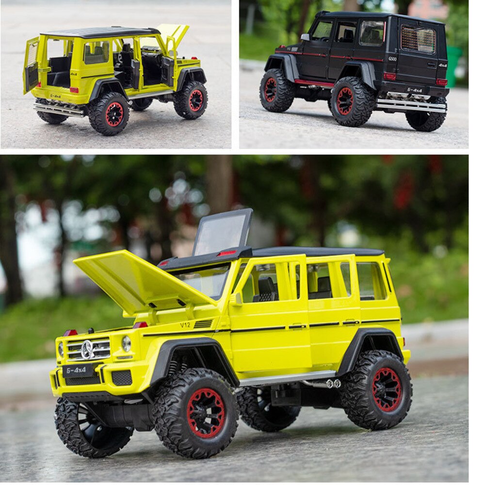 124 Bens G500 4x4 Simulation Model Car Toy Alloy Off-road Vehicle Model ...