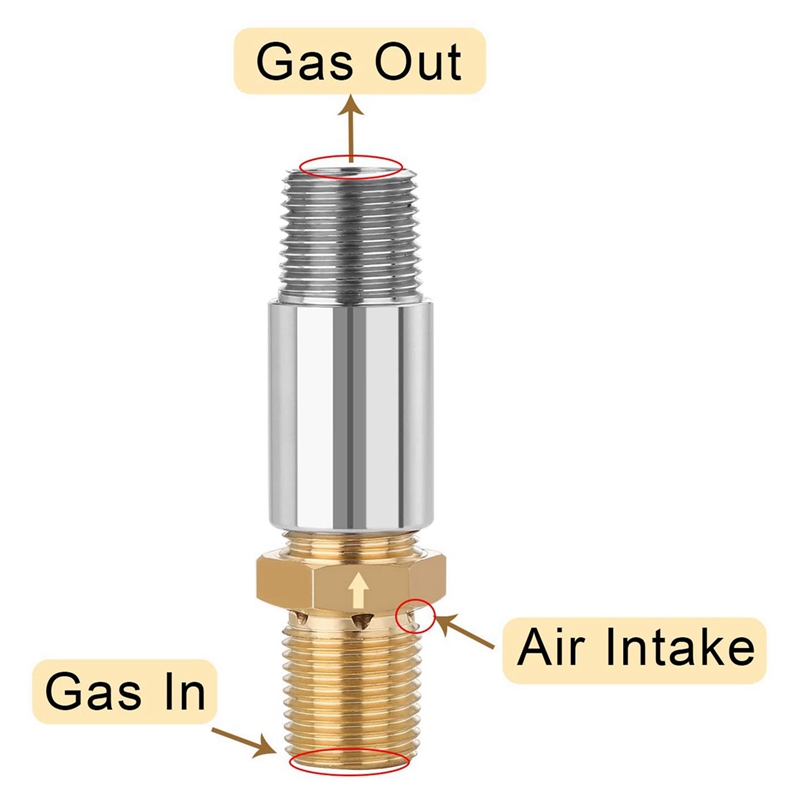 1/2inch LP Propane Air Mixer Liquid Propane Fire Pits Air Mixer Valve ...