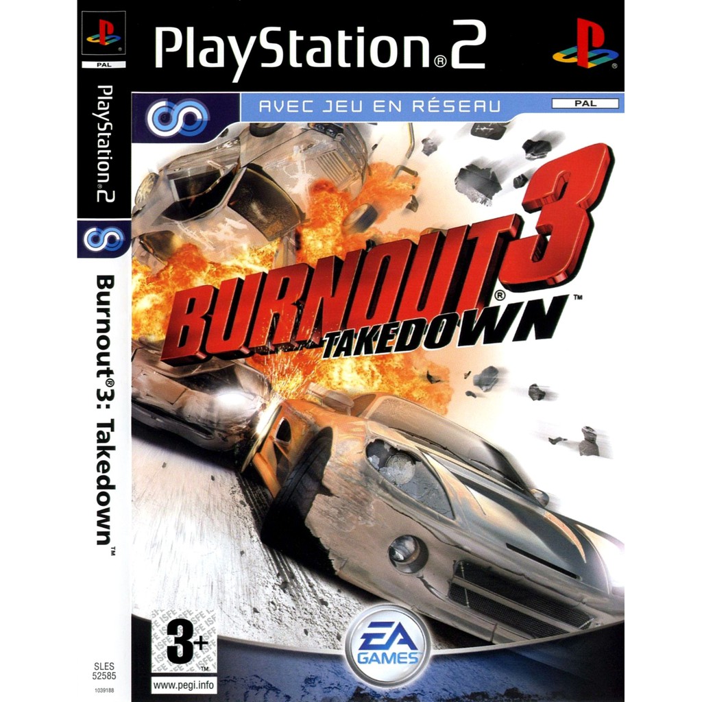 แผ่นเกมส์ Burnout 3 Takedown PS2 Playstation2 คุณภาพสูง ราคาถูก ...