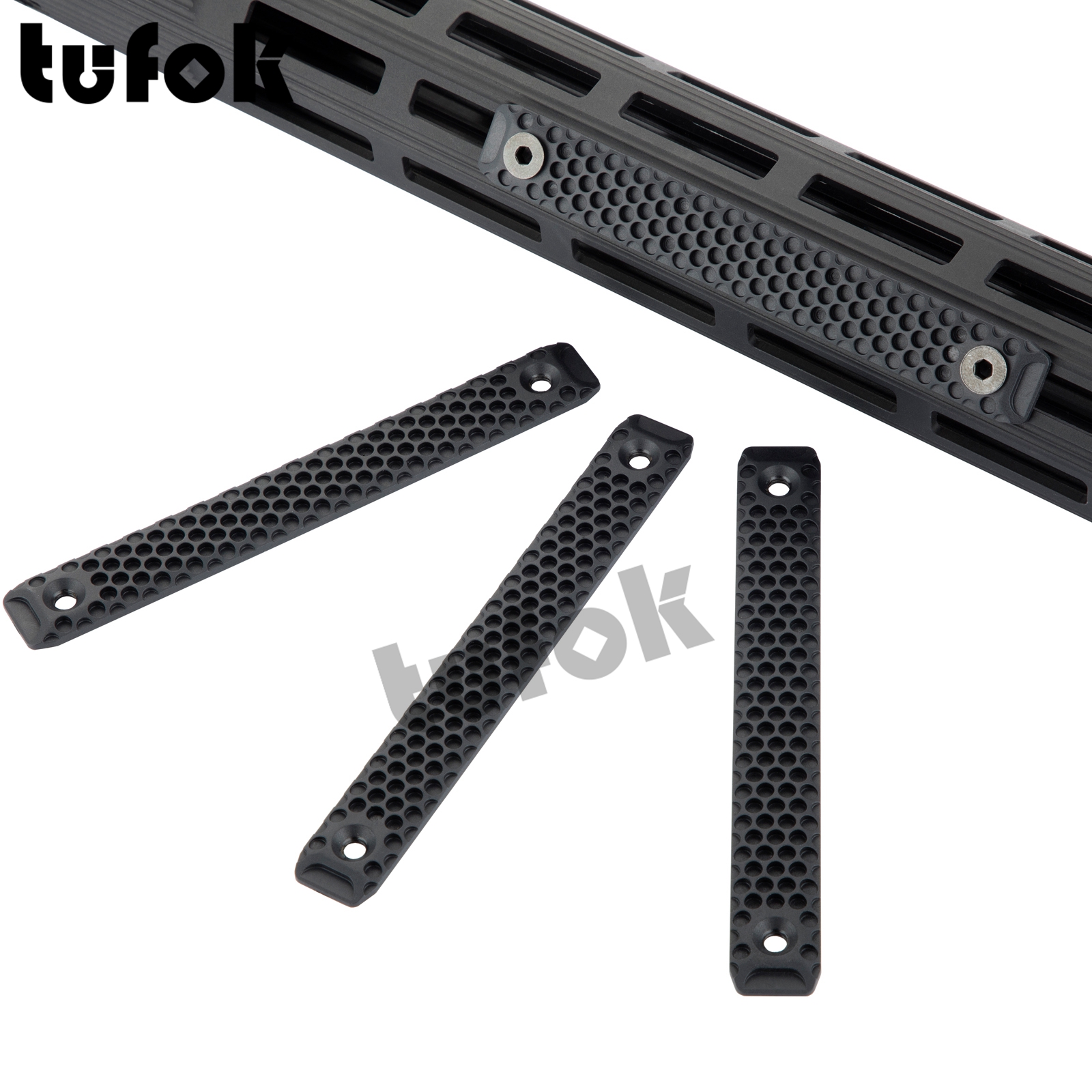 Tufok M-lok Handguard Rail Panel Cover 4pcs For AR15 Hand Protection ...