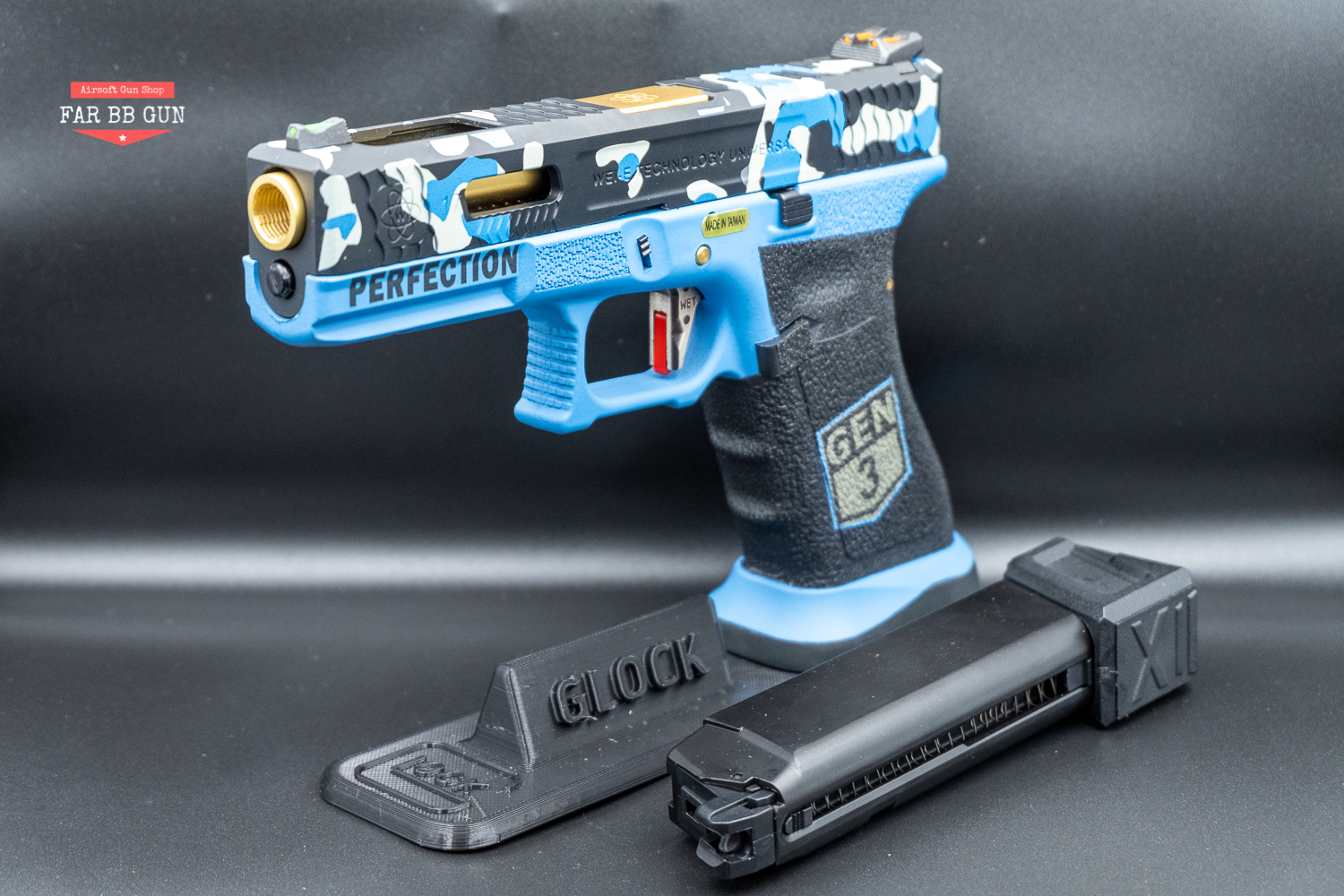 ของเล่น WE G17 G3 Custom Perfection ระบบกรีนแก๊ส - FAR BB GUN - ThaiPick