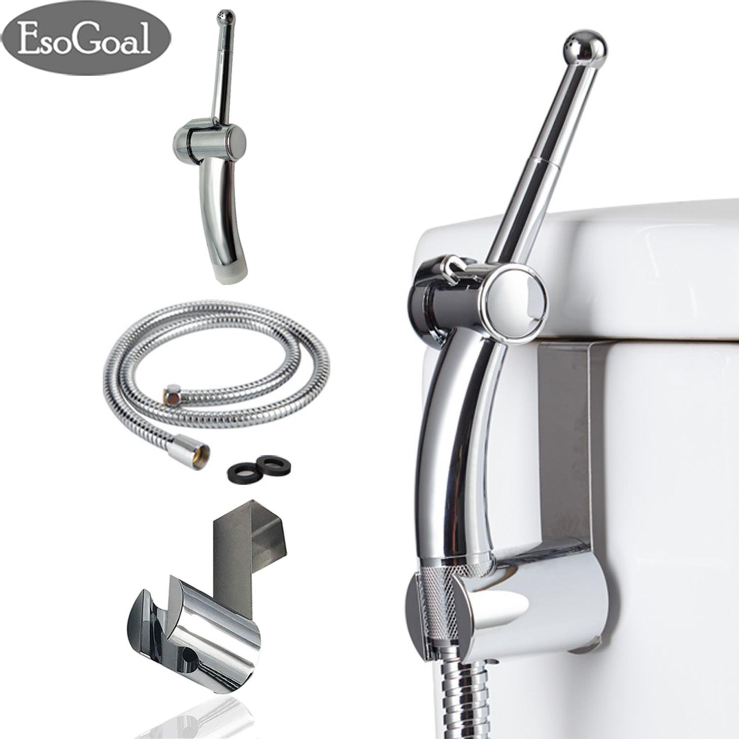 Easy Bidet Toilet Seat Fresh Water Spray with Self-Cleaning Nozzles ...