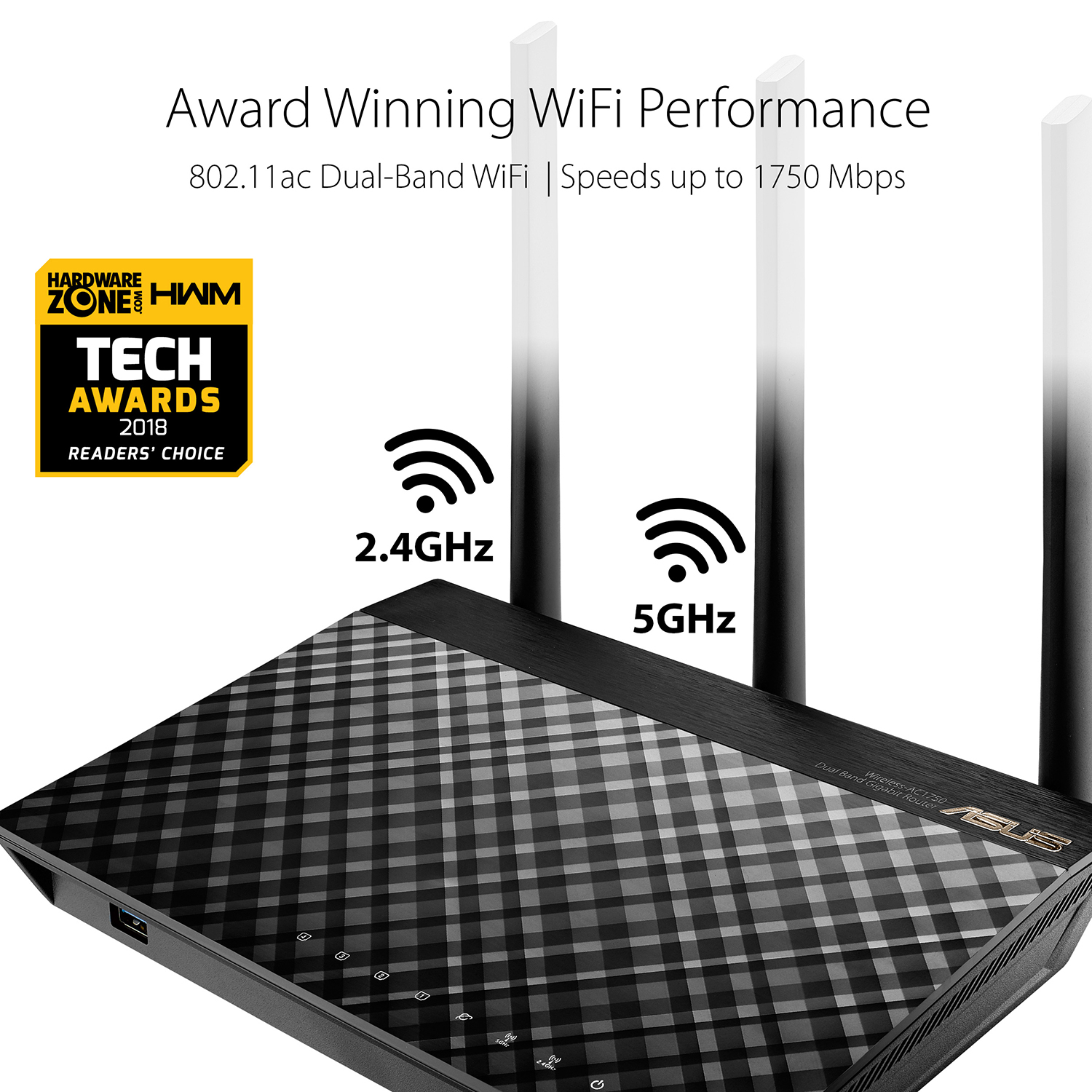 ASUS RT-AC66U B1 AC1750 Dual Band Gigabit WiFi Router with AiMesh for mesh wifi system - Stable ...
