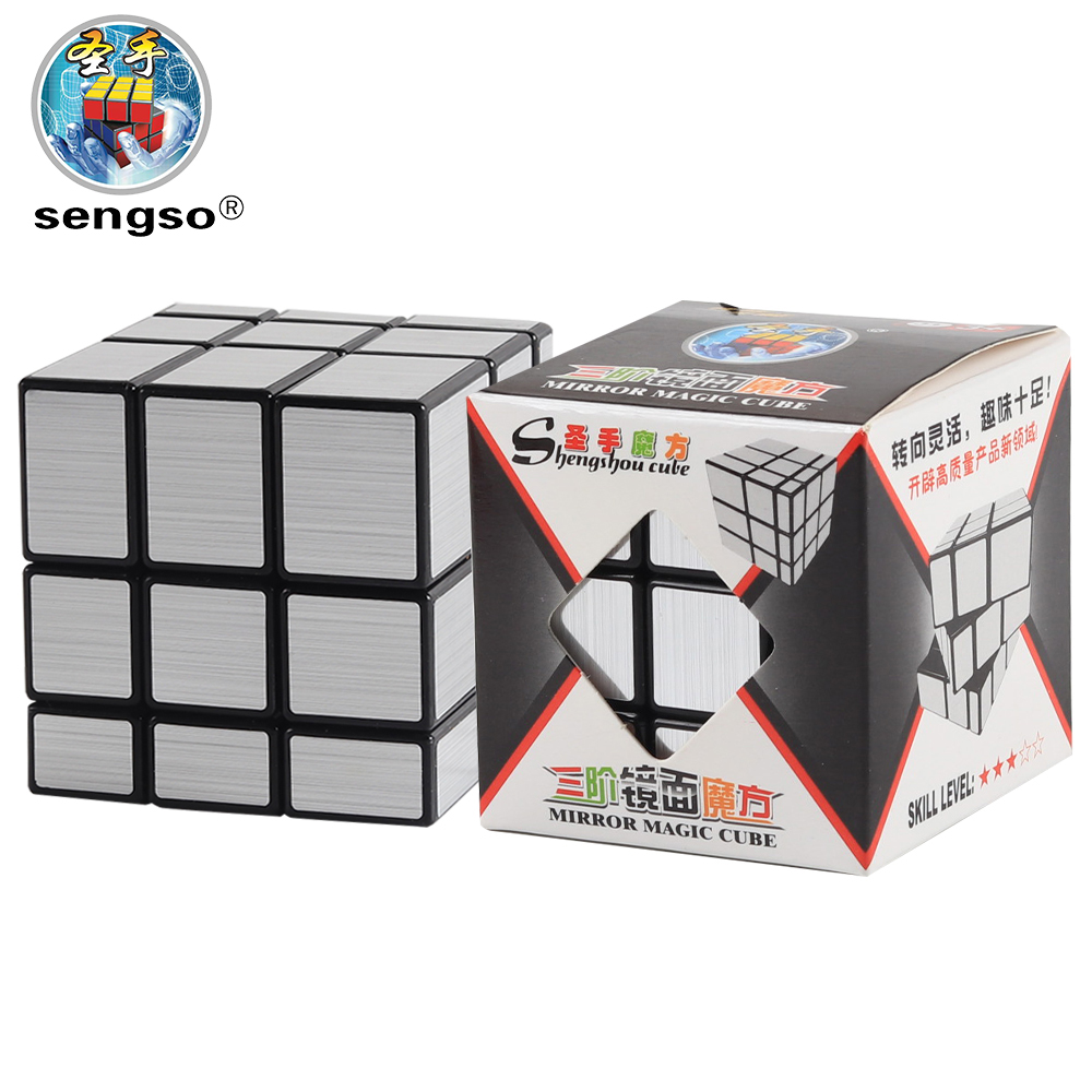 SENGSO รูบิค 3x3 มนุษย์ต่างดาว ซีรีส์ กระจก รูบิค เรียบ แรงแม่เหล็ก รู ...