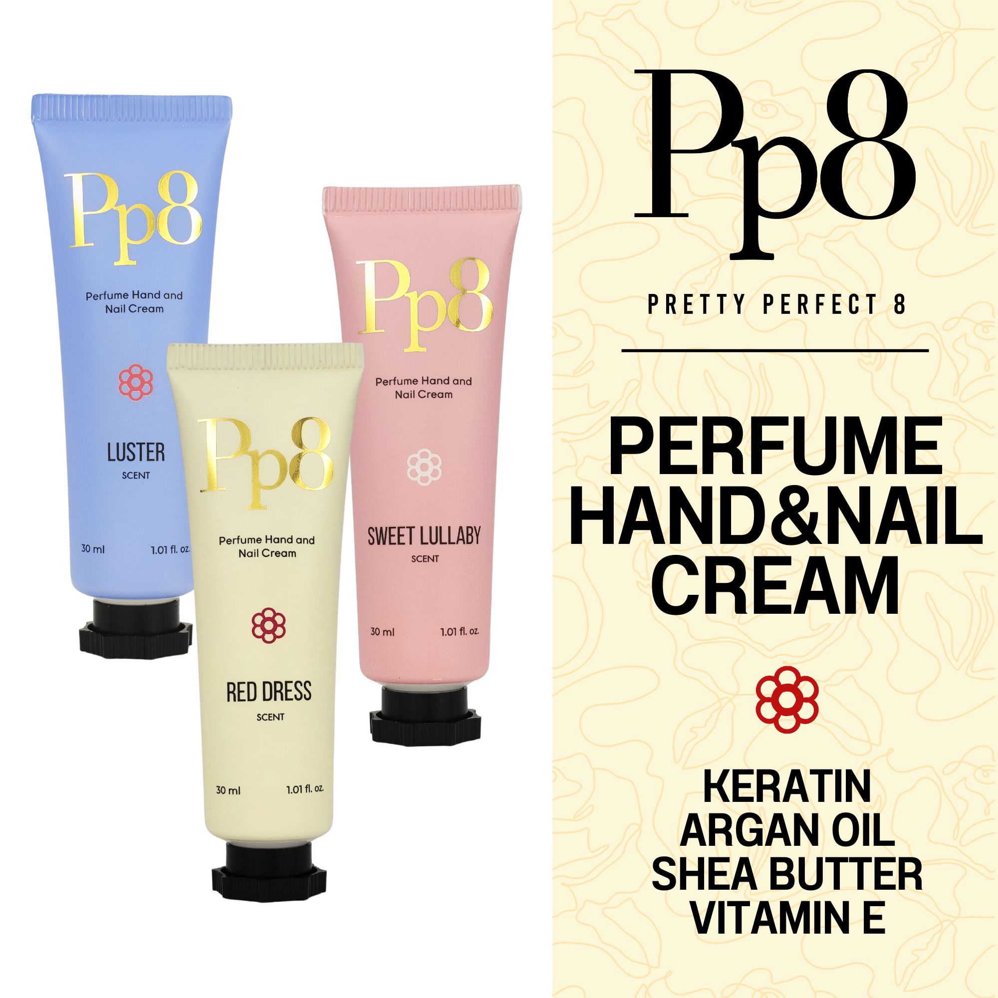 ครีมทามือ Pp8 Hand Cream สูตรซึมไว ไม่เหนียวมือ กลิ่นหอม 30 ML (แพ็คเกจใหม่) | Lazada.co.th