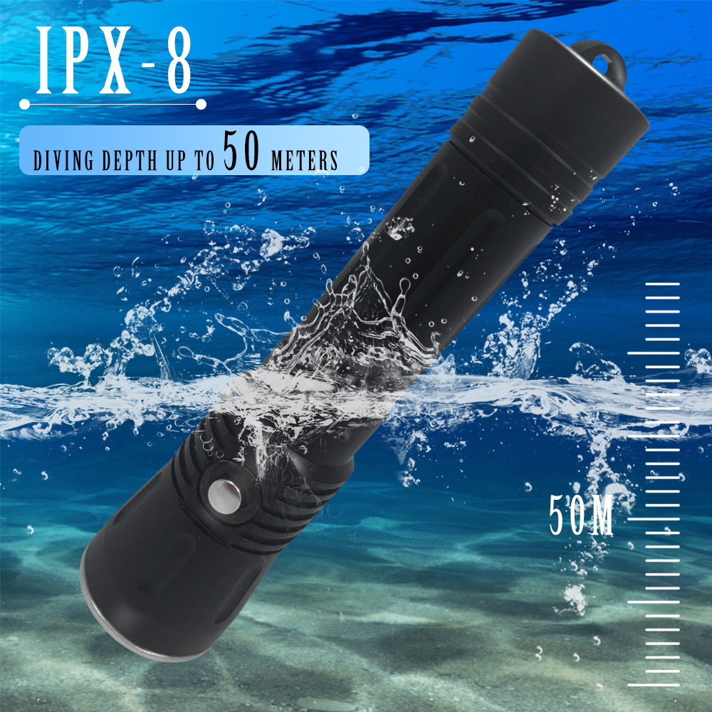 NEW 2000lumen MINI High Power Dive flashlight DA11 1x SST40 LED 20W LDE ...