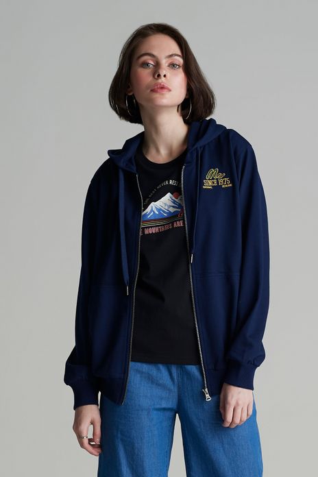 Mc Jeans เสื้อฮู้ดดี้ เสื้อกันหนาว เสื้อคลุม สีกรมท่า MJHP077 - Mc ...