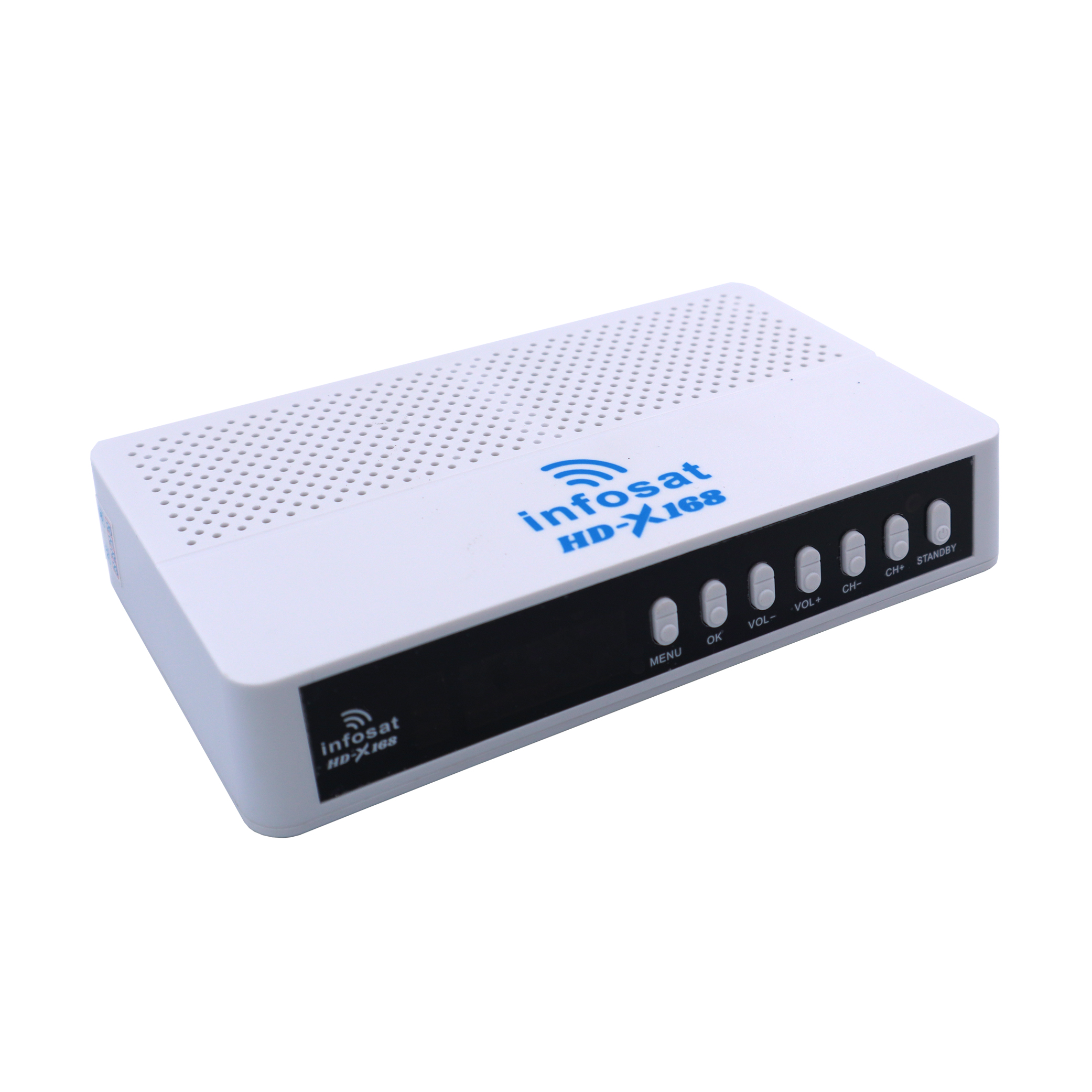 INFOSAT รุ่น HD-X168 + สาย AV เข้า3 ออก3 กล่องทีวีดาวเทียมระบบไฮบริด ...