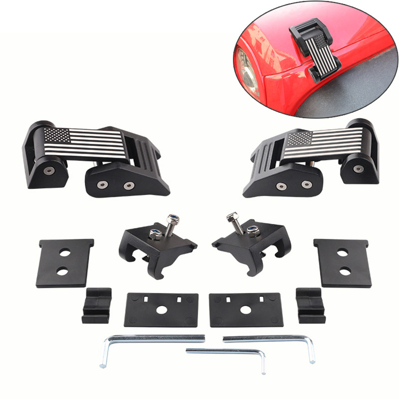 แรงเลอร์ JKJL ตัวล็อคฝาครอบ ชุดล็อคฝากระโปรง หัวเข็มขัดเครื่องยนต์ ...