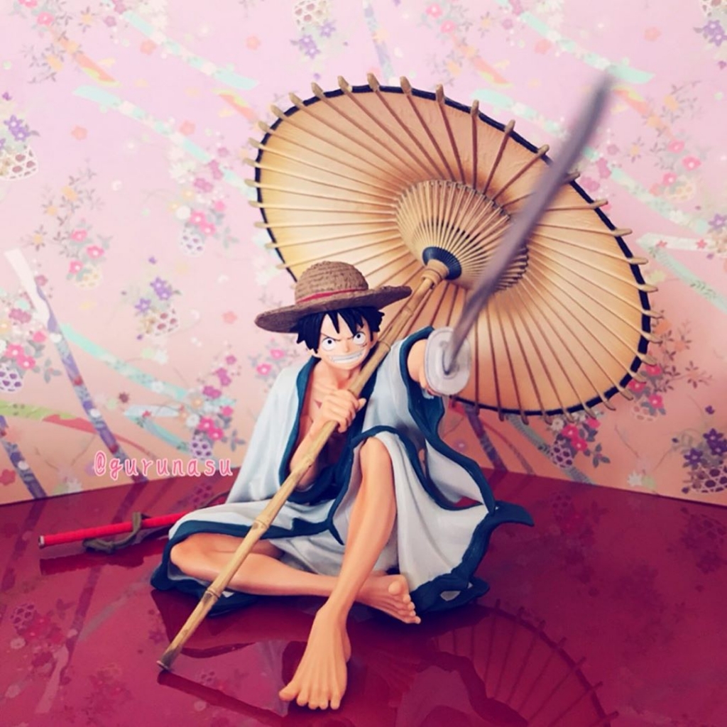 Luffy ของแท้ JP แมวทอง - Banpresto World Figure Colosseum [โมเดลวันพีช ...