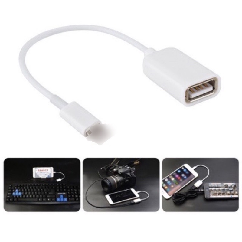 ( Pro+++ ) Lightning / USB-C to USB Camera Adapter OTG โหลดไฟล์ต่างๆได้ ...