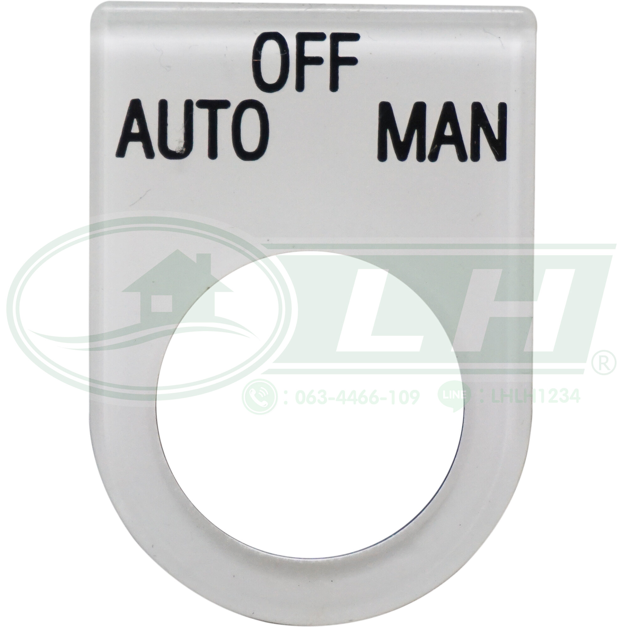 Nameplate เนมเพลท 22 มิล AUTO OFF MAN | Lazada.co.th