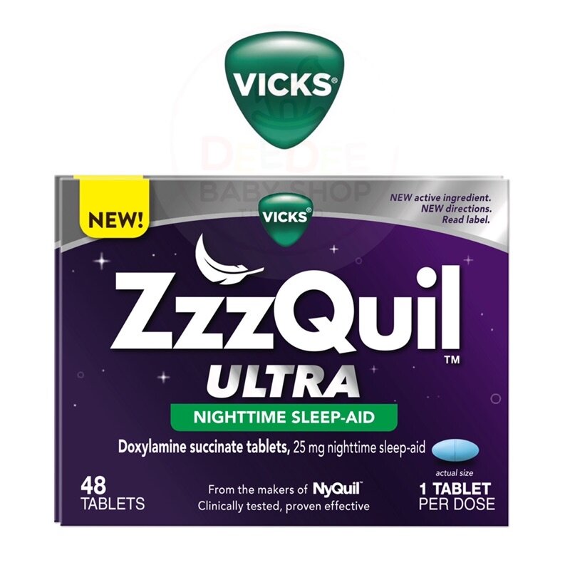 Ready to Ship???? Vicks ZzzQuil Ultra Nighttime Sleep-Aid Import 100% ...