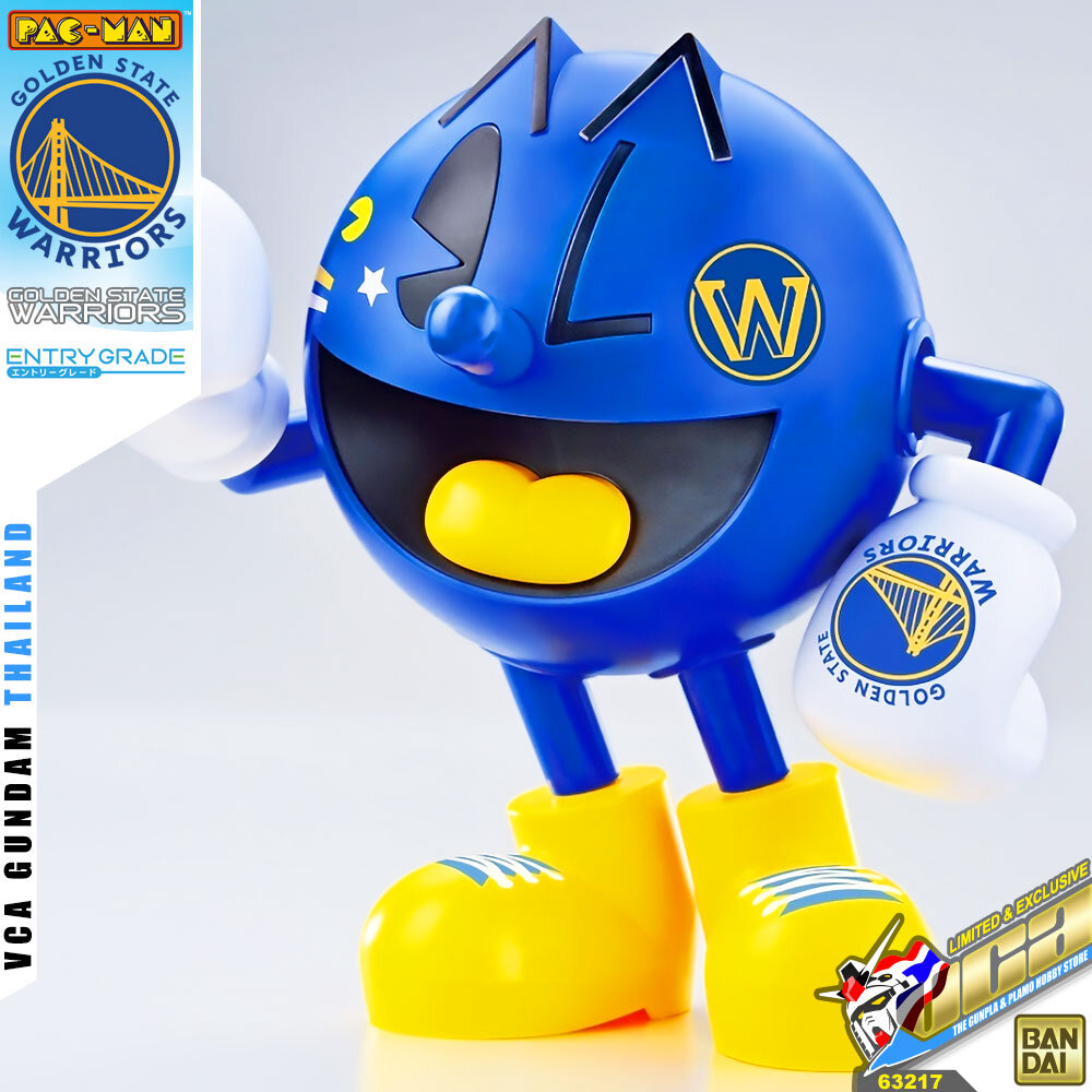 BANDAI ENTRY GRADE EG PAC-MAN PAC MAN GOLDEN STATE WARRIORS NBA ...