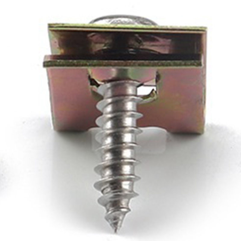 170Pcs Various Pointed Nail Clip U Nut Fixed Speed Fastener Flange Self ...