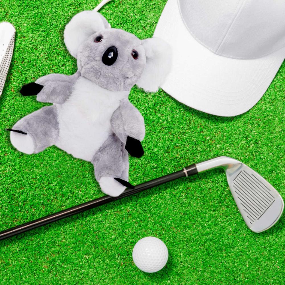 Cute Koala Golf Driver Head Cover Lovely Cartoon Animal Wood Headcover ...