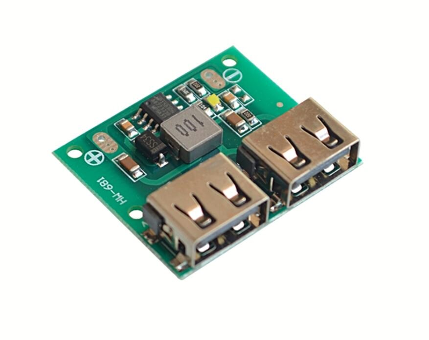 Step Down Charger Power Module 2 Double Dual USB 6-26V to 5V DC-DC ...