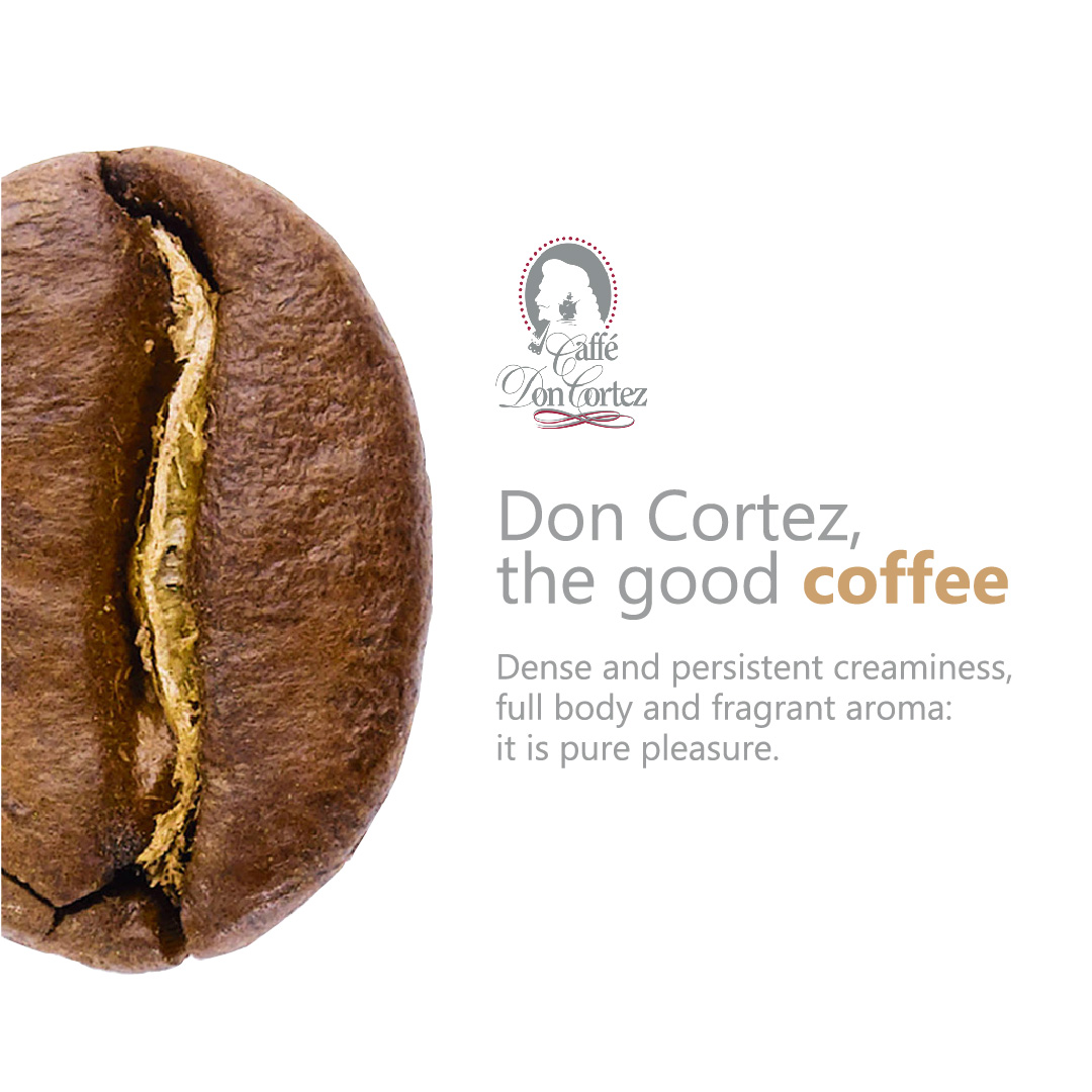 เมล็ดกาแฟคั่ว 500g เมล็ดกาแฟไม่มีคาเฟอีนพรีเมียมจากอิตาลี Don Cortez ...